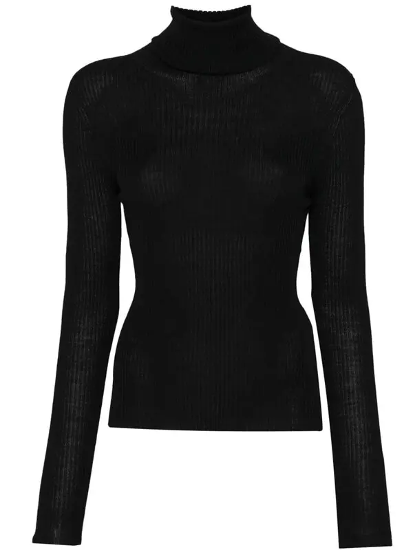 ROBERTO COLLINA Merino Wool Turtleneck Pullover