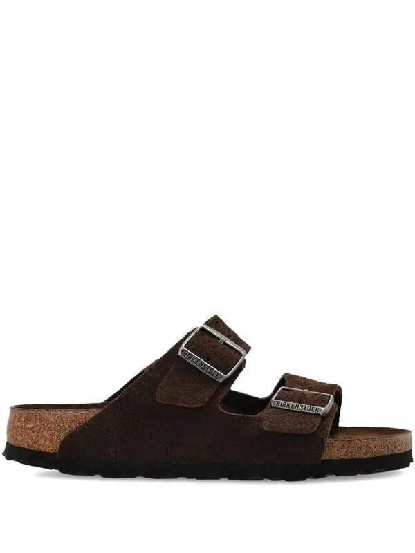 BIRKENSTOCK Arizona Soft Suede Insole - Brown