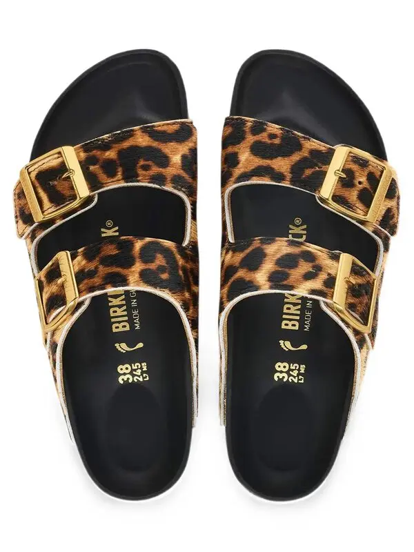 BIRKENSTOCK Arizona Fur Hex Fur Sandals
