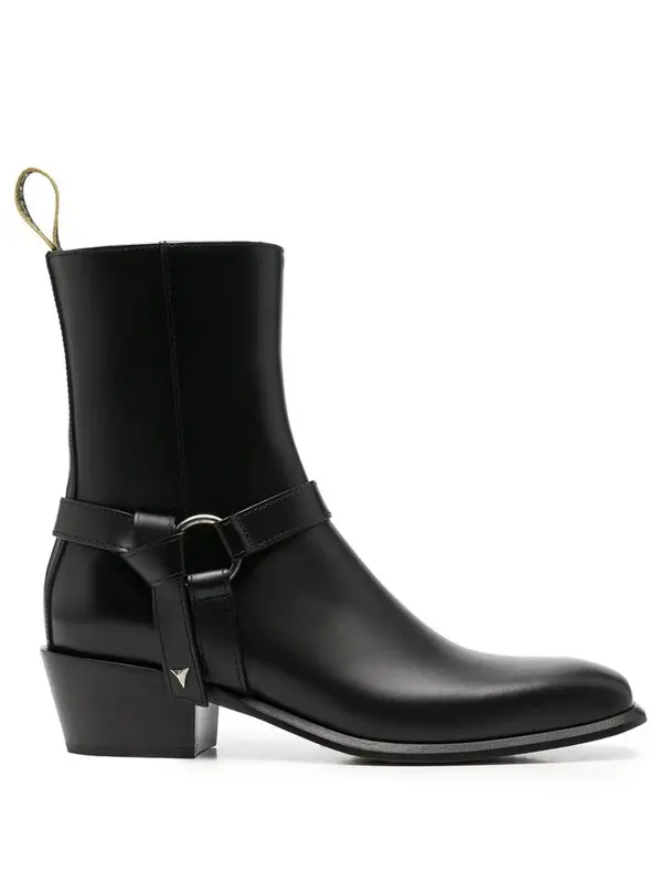 Fendi Double O Boots In Leather