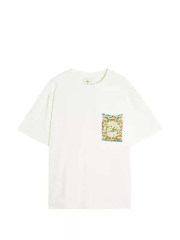CHE Bloom Floral-patch T-shirt