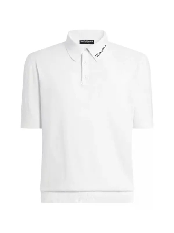 Dolce & Gabbana Wool Polo Shirt