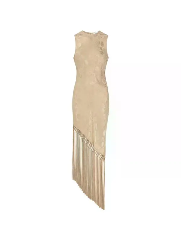 Ronny Kobo Alexina Asymmetric Dress - Neutrals