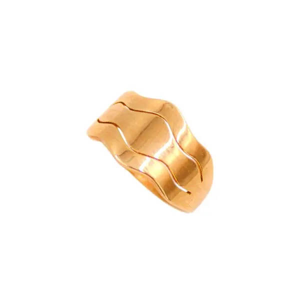 1610ISTANBUL Byzantine Monogram Detail Ring