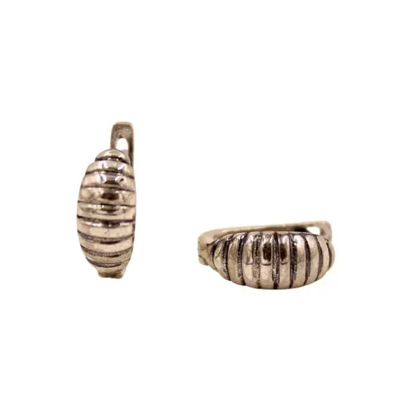 1610ISTANBUL Marine Seashell Silver Earrings