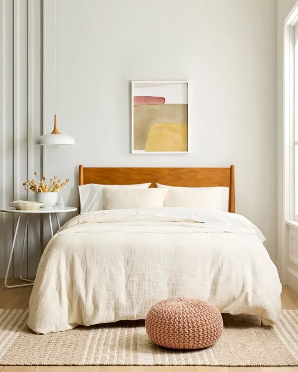 Quince Checkered Matelasse Duvet Cover