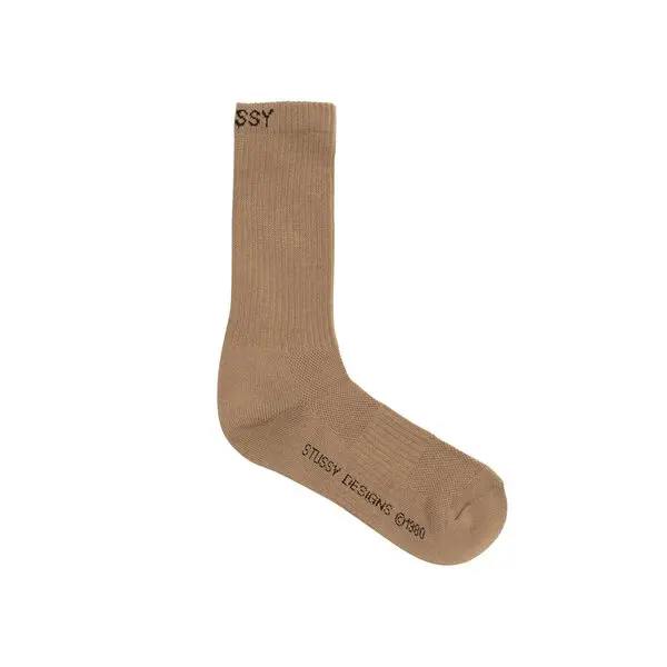 StÜssy Kangaroo Athletic Crew Socks - Tan