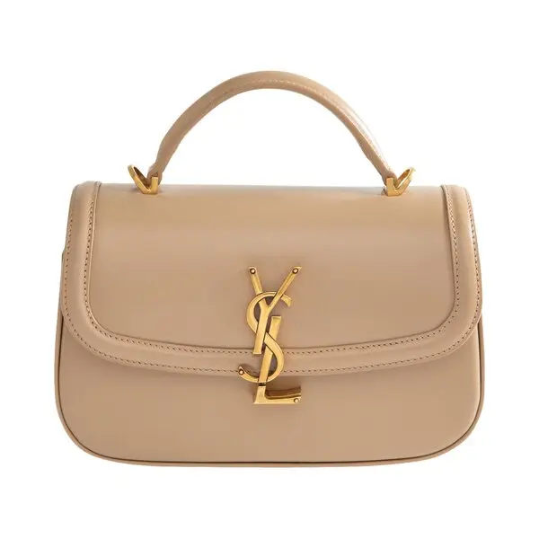 Saint Laurent Solferino Mini Top Handle Bag - Cream
