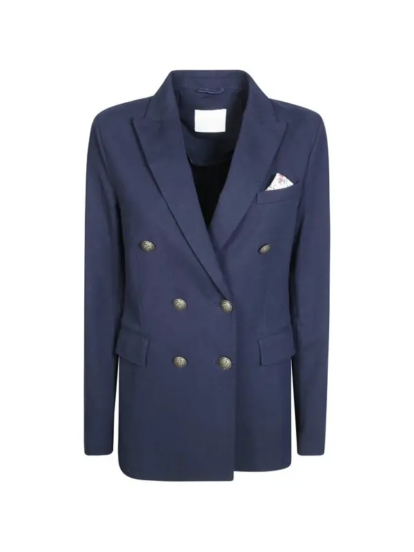 CIRCOLO 1901 Cotton Double-breasted Blazer