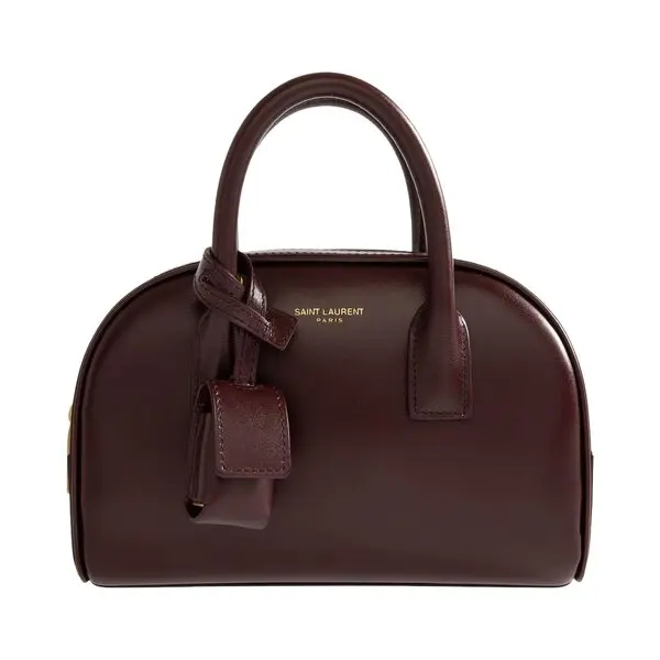 Saint Laurent Mini Boston Bag 'hot Wine