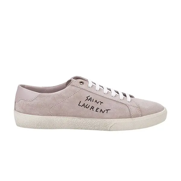 Saint Laurent Court Classic Low Suede Sneakers