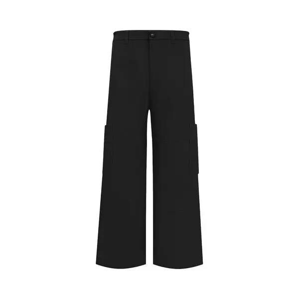 Thom Browne Wide Leg Chap Painter Pants