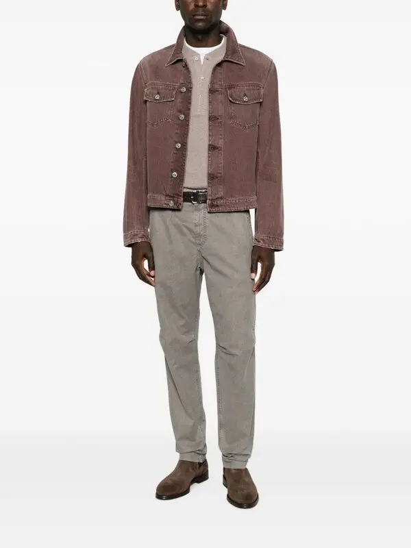 Brunello Cucinelli Cotton Cargo Trousers