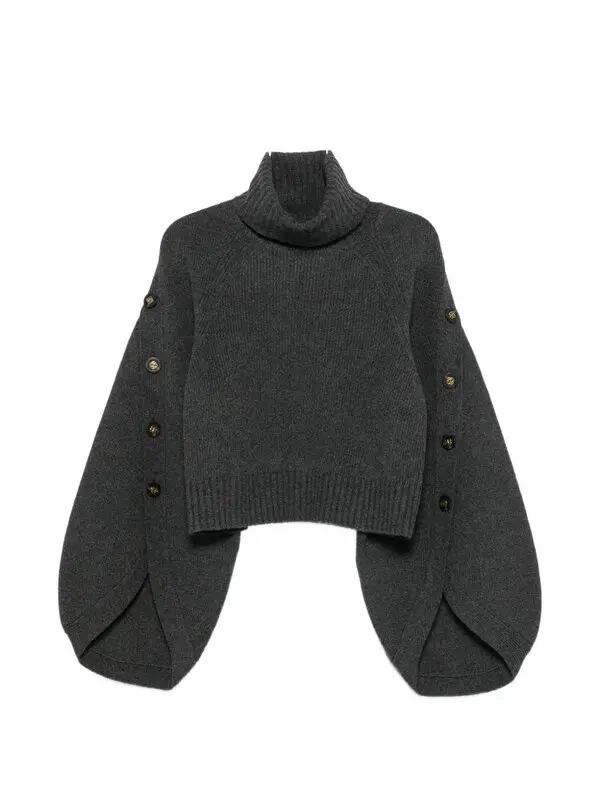 Zimmermann Valiant Wool Jumper With Button Detail