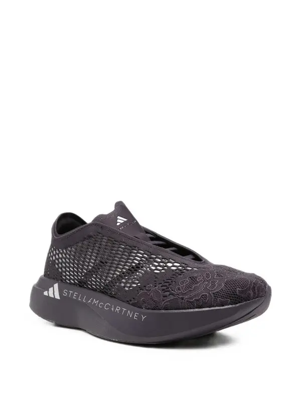Adidas By Stella McCartney Adizero Evo Lace-up Sneakers - Black