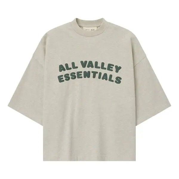 Fear Of God Merch Tee Boxy Fit 'vanilla Heather