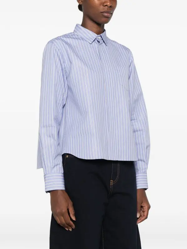 Sacai Striped Cotton Shirt
