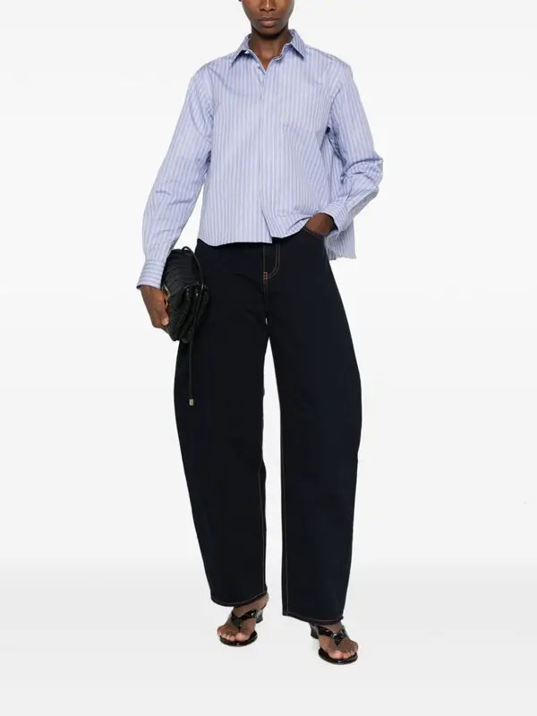 Sacai Striped Cotton Shirt