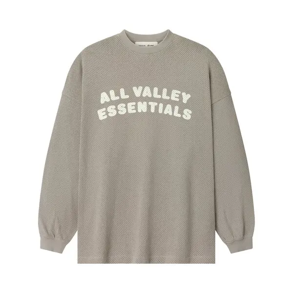 Fear Of God Sport Mesh Merch Long Sleeve Tee 'seal