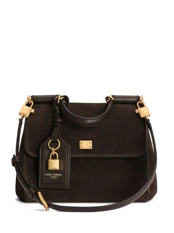 Dolce & Gabbana My Sicily Small Leather Handbag