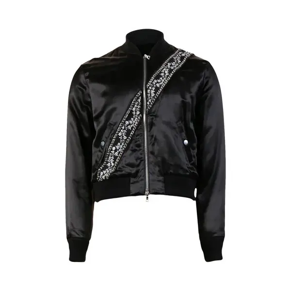 Amiri Embroidered Guitar Bomber Jacket