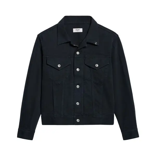 Celine Trucker Jacket Overdye Heavy Stone Wash