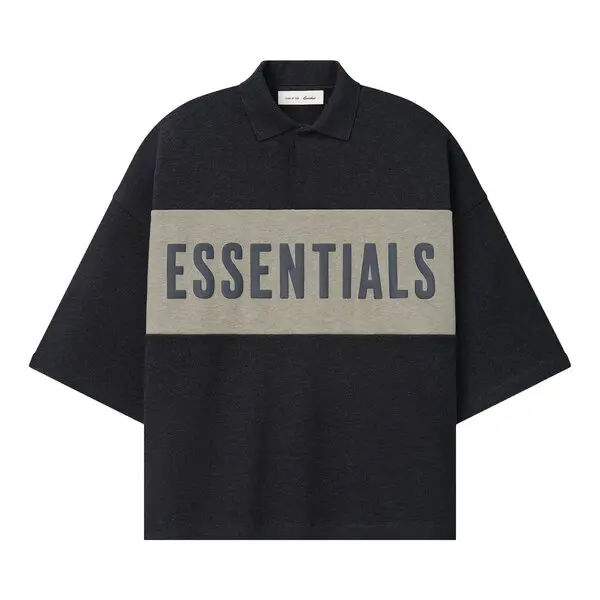 Fear Of God Cropped Panelled Polo