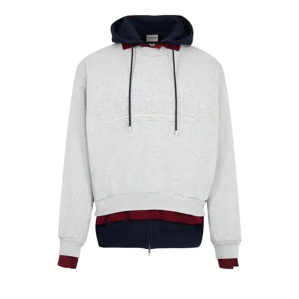 Balenciaga Layered Crewneck 'heather - Grey