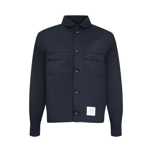 Thom Browne Shawl Collar Shirt