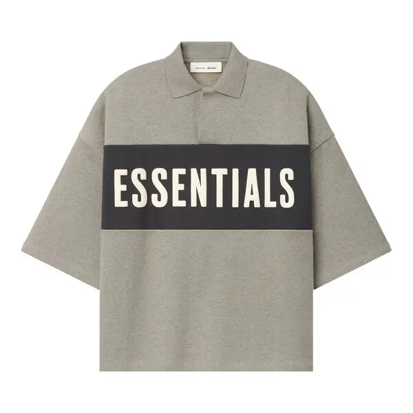 Fear Of God Cropped Panelled Polo