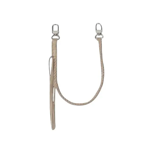 Amiri Suede Wallet Keychain 'sand