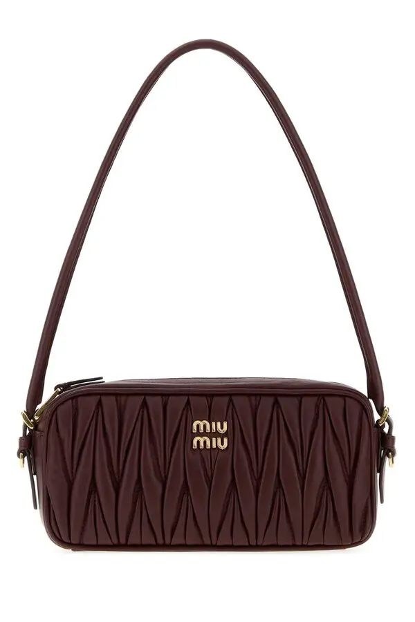 Miu Miu Mini Nappa Leather Shoulder Handbag