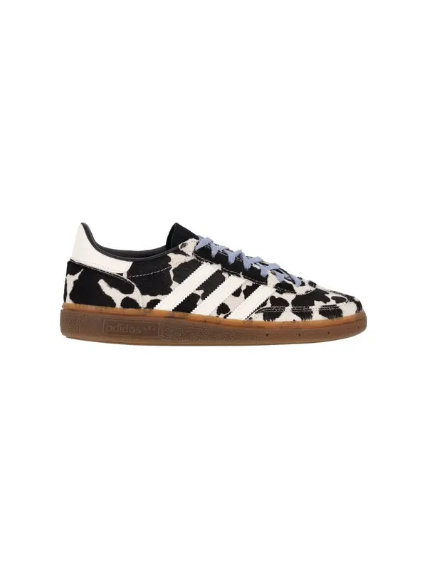 Adidas Low Top Sneakers With Gum Sole And Animal Print