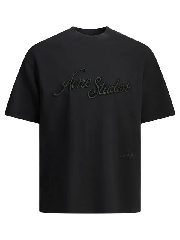 Acne Studios Embroidered Logo T-shirt