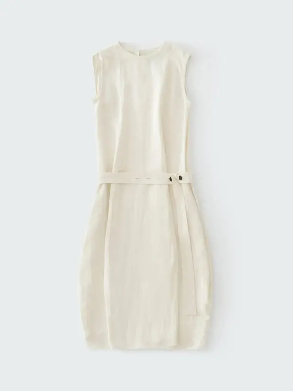 Studio Nicholson Strap Volume Dress - Chalk