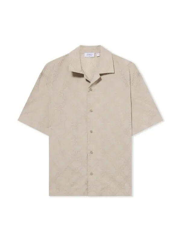 Off-White Arrow Monogram Bowling Shirt