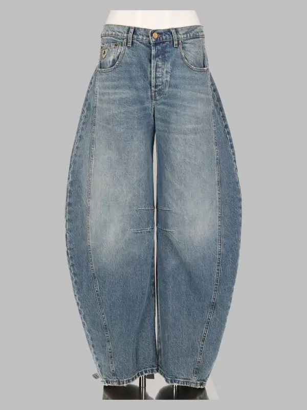 LOIS High-waisted Barrel-leg Jeans