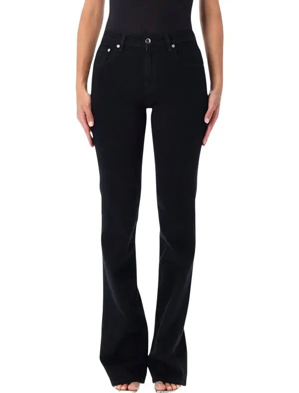 HAIKURE High-rise Flare Jeans - Od Black