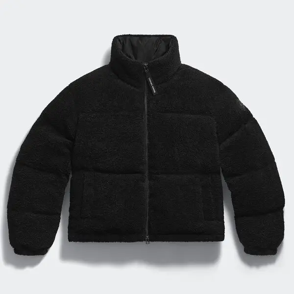 Canada Goose Fallon Fleece Puffer Jacket - Black