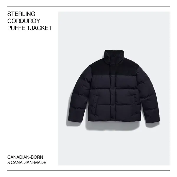 Canada Goose Sterling Corduroy Puffer Jacket
