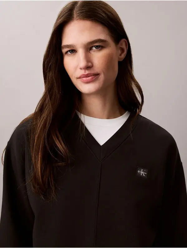 Calvin Klein Monologo French Terry Relaxed Sweatshirt