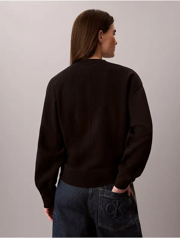 Calvin Klein Monologo French Terry Relaxed Sweatshirt