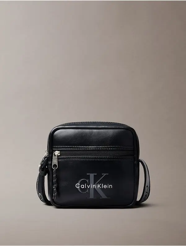 Calvin Klein Bold Monologo Webbing Strap Crossbody Bag