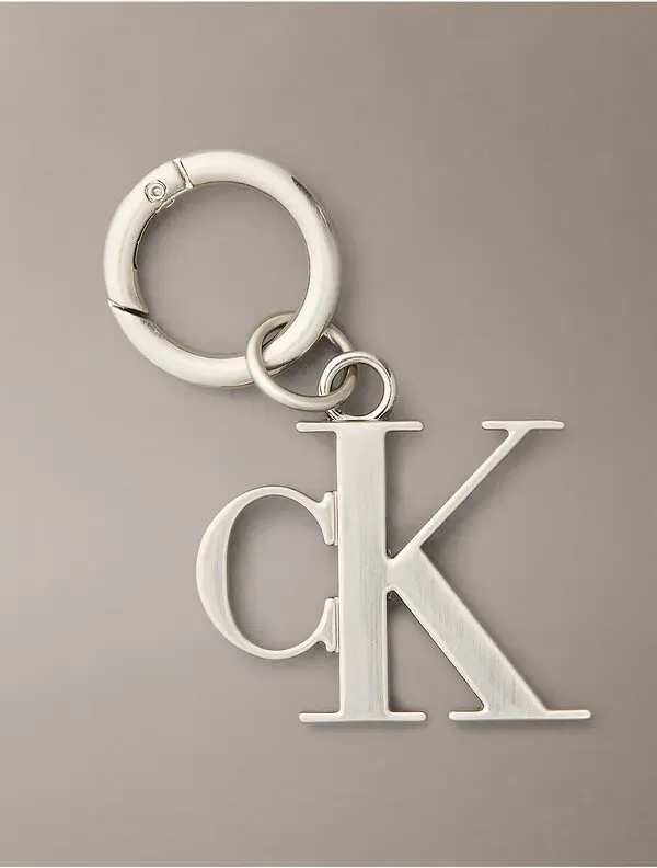 Calvin Klein Embossed Monogram Card Case & Key Fob