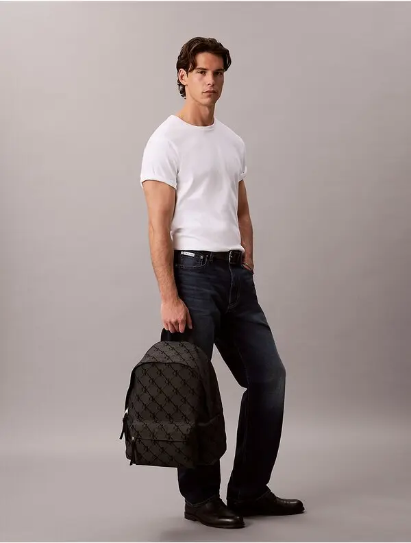 Calvin Klein Monogram Jacquard Backpack