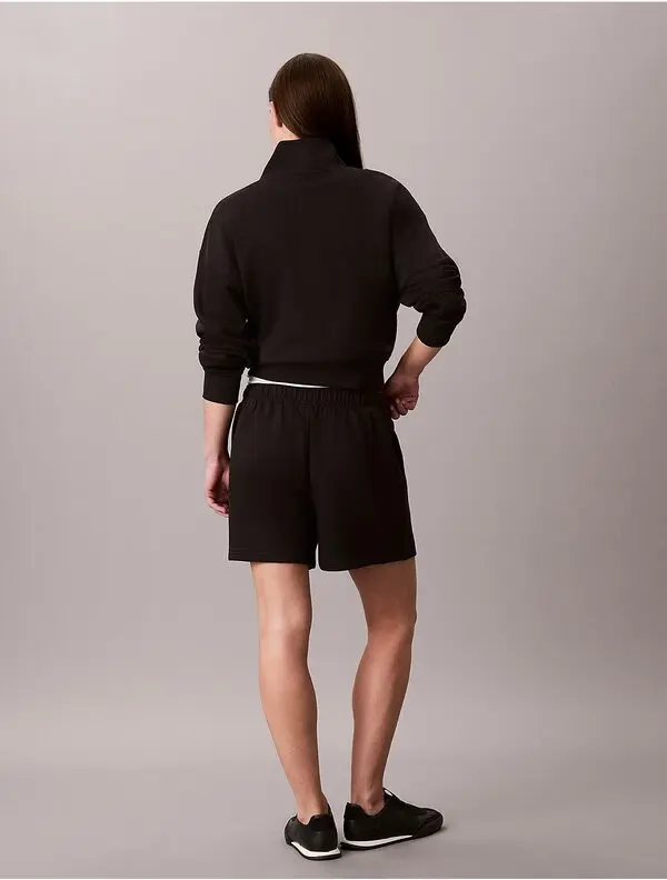 Calvin Klein Monogram Fleece Shorts - Black