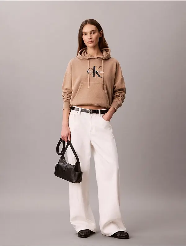 Calvin Klein Monologo Pullover Hoodie - Amphora