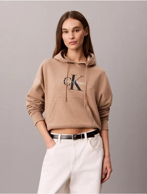 Calvin Klein Monologo Pullover Hoodie - Amphora