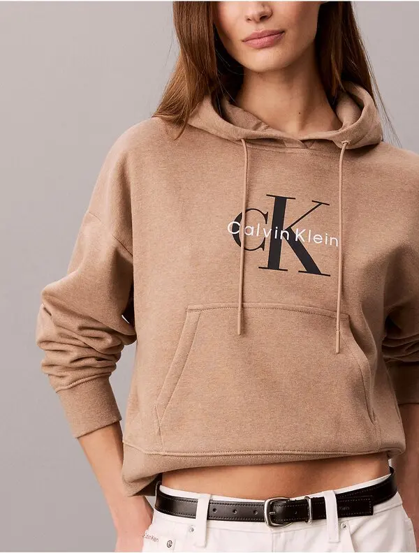 Calvin Klein Monologo Pullover Hoodie - Amphora