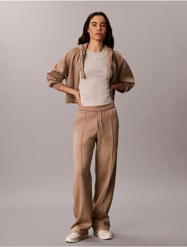 Calvin Klein Logo Tape Fleece Sweatpants - Amphora